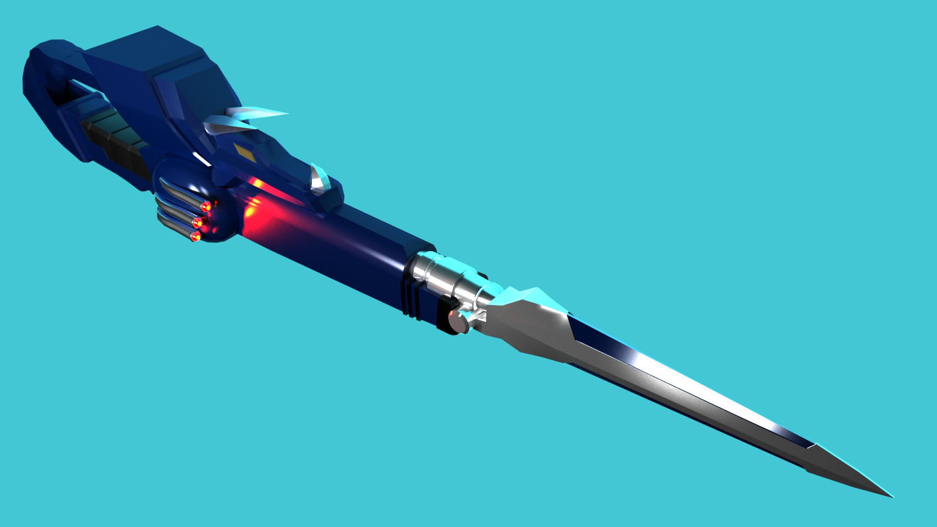 ArtStation - Blue Phantom Ranger Blaster