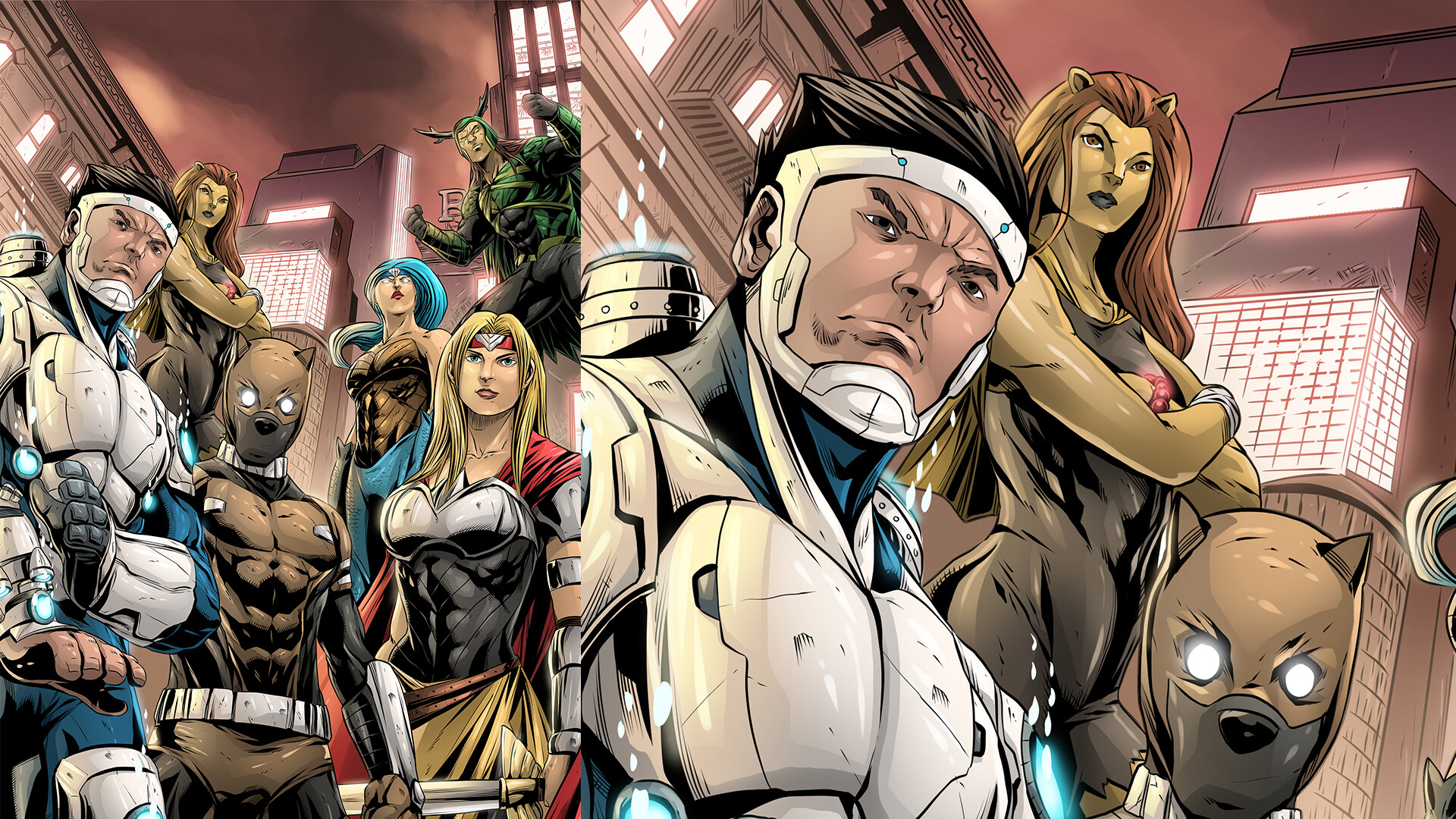 ArtStation - New team Heroes