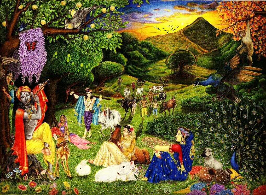 ArtStation - Vrindavan scene