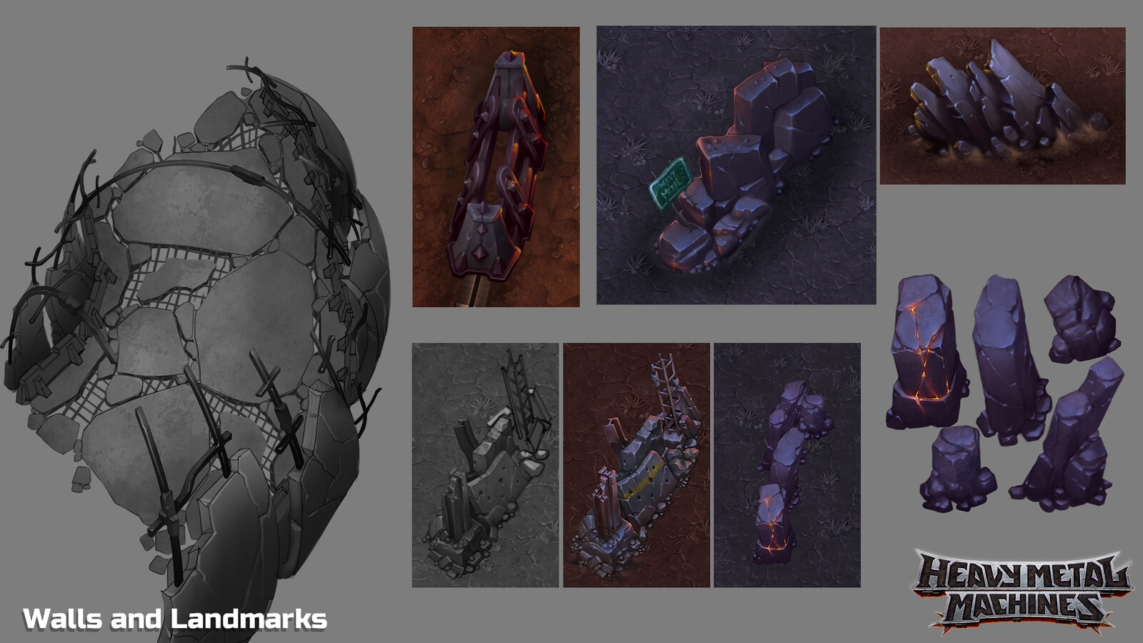 Michelangelo Almeida - Concept arts for Heavy Metal Machines project