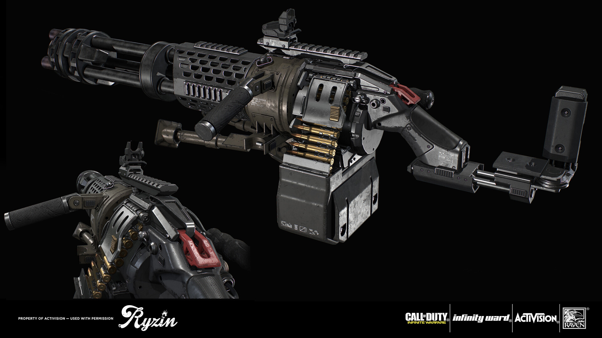 RYZIN ART - IW DLC Minigun