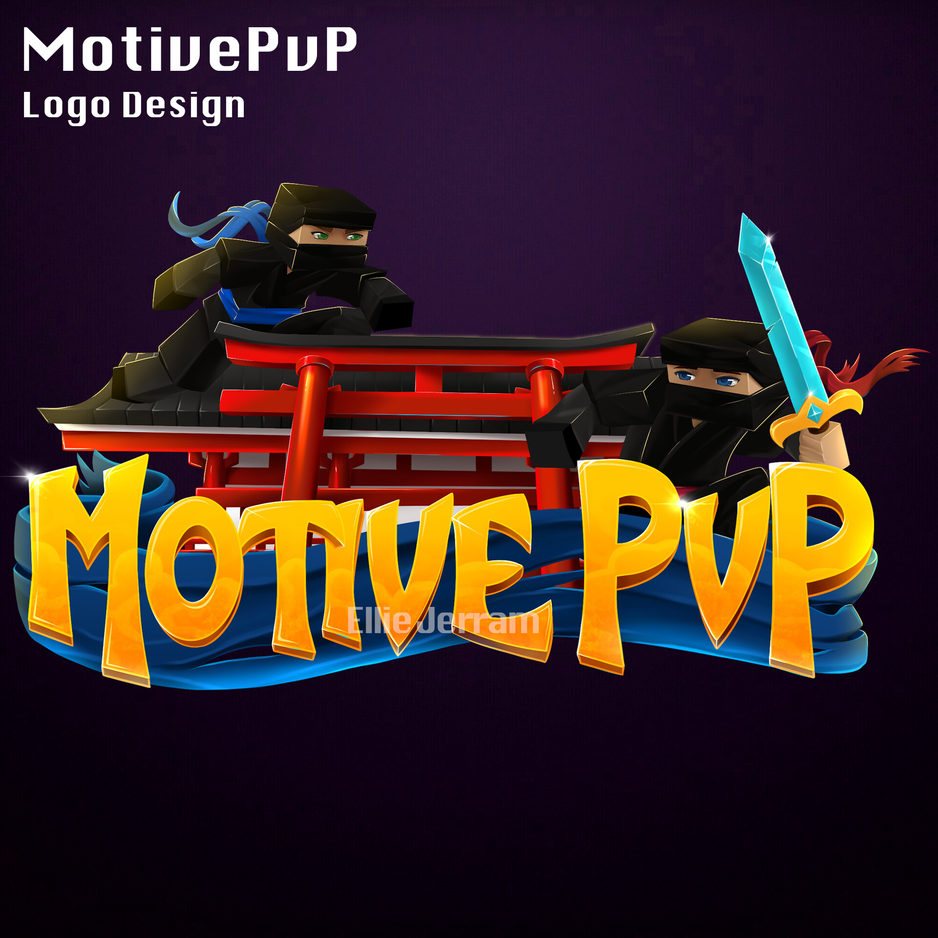 ArtStation - Motive PvP Logo Design