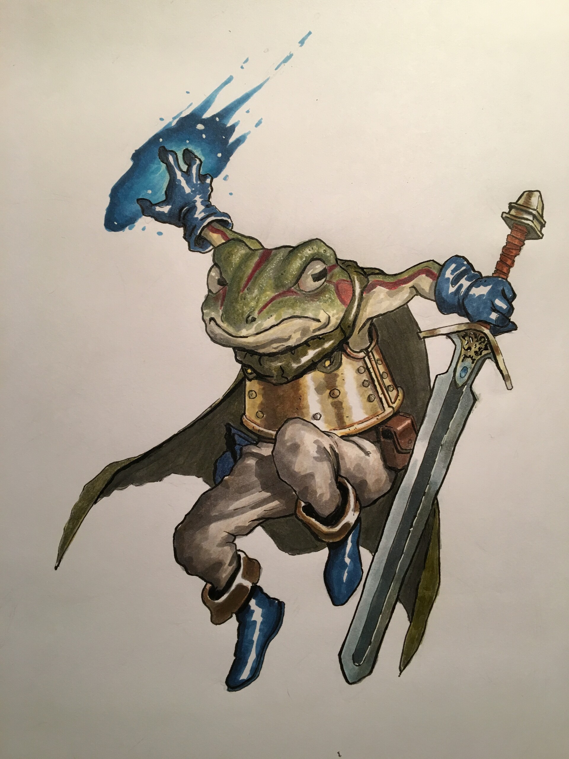 ArtStation - Frog from chrono trigger
