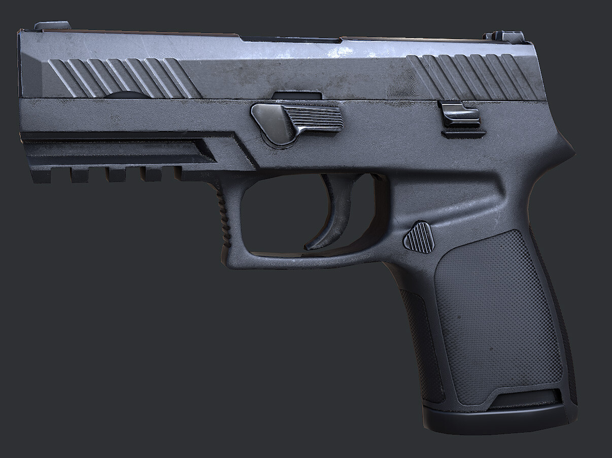ArtStation - Photo realistic Gun