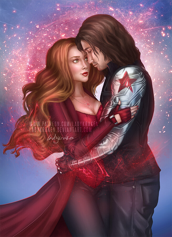 winter soldier bucky kiss