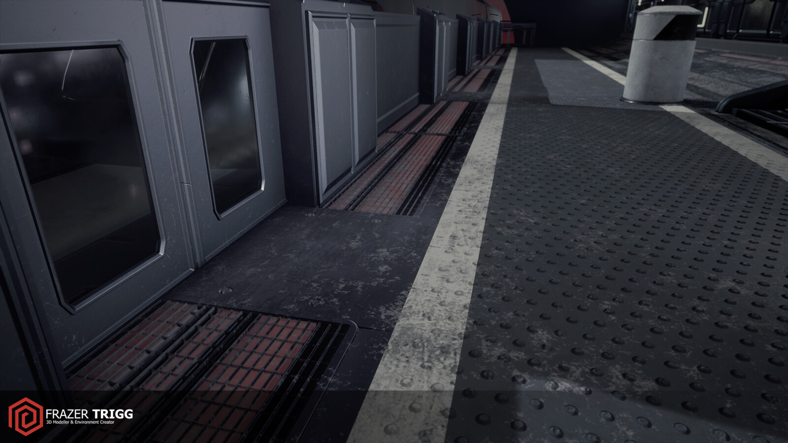 Frazer Trigg - Sci-fi Subway Station