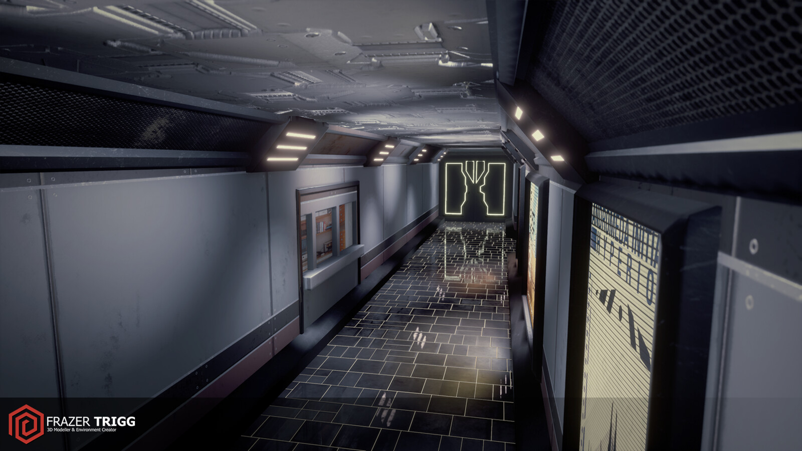 Frazer Trigg - Sci-fi Subway Station