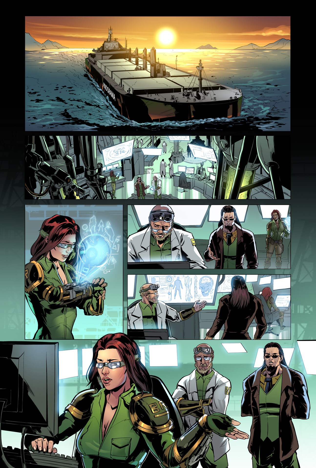 ArtStation - Page Force BR Official Comics #1