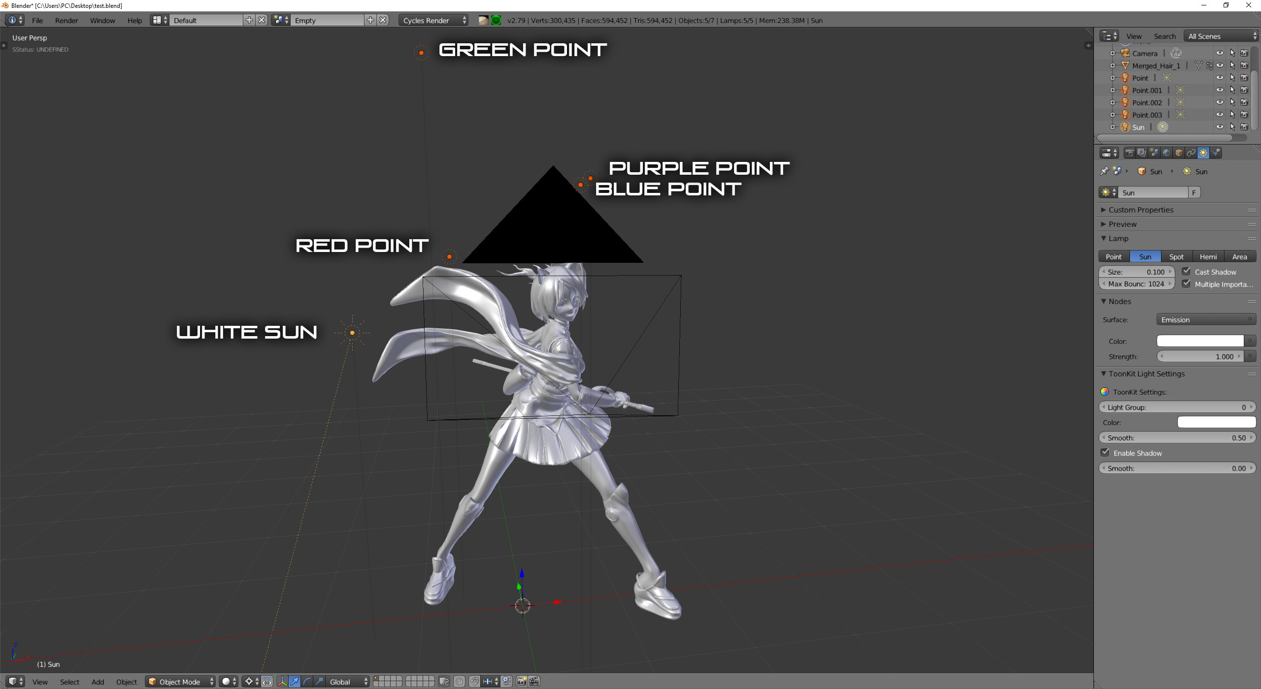 RedShades - Blender Cell Shading Mini-Tutorial