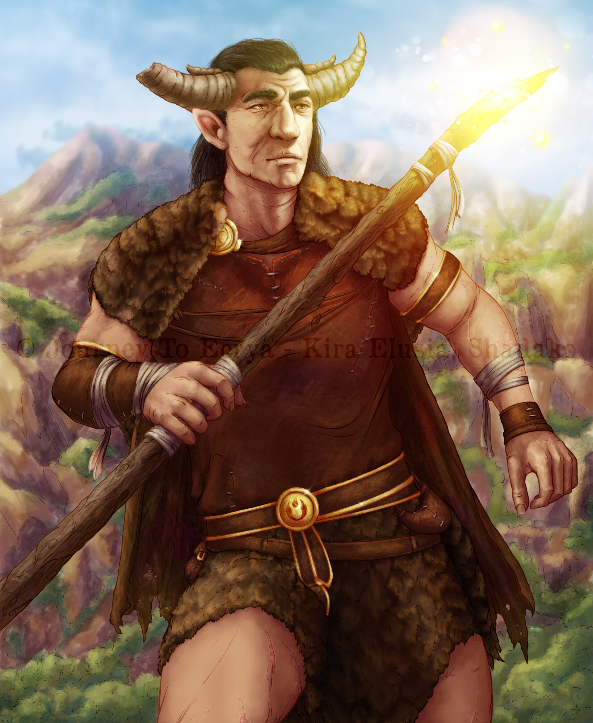 ArtStation - Journey to Ecrya: Rowar Sarthor