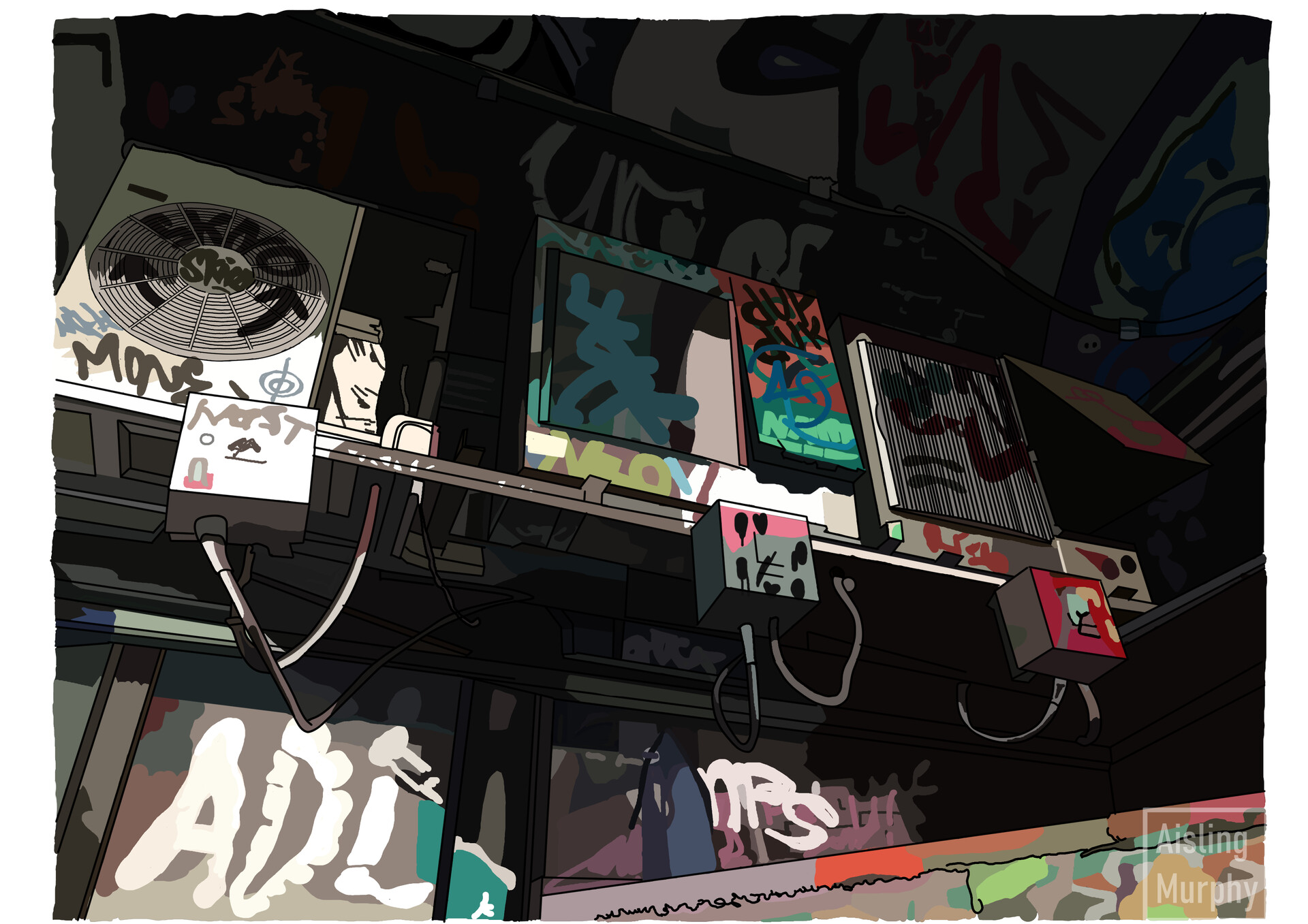 ArtStation - Graffiti Electrical Boxes