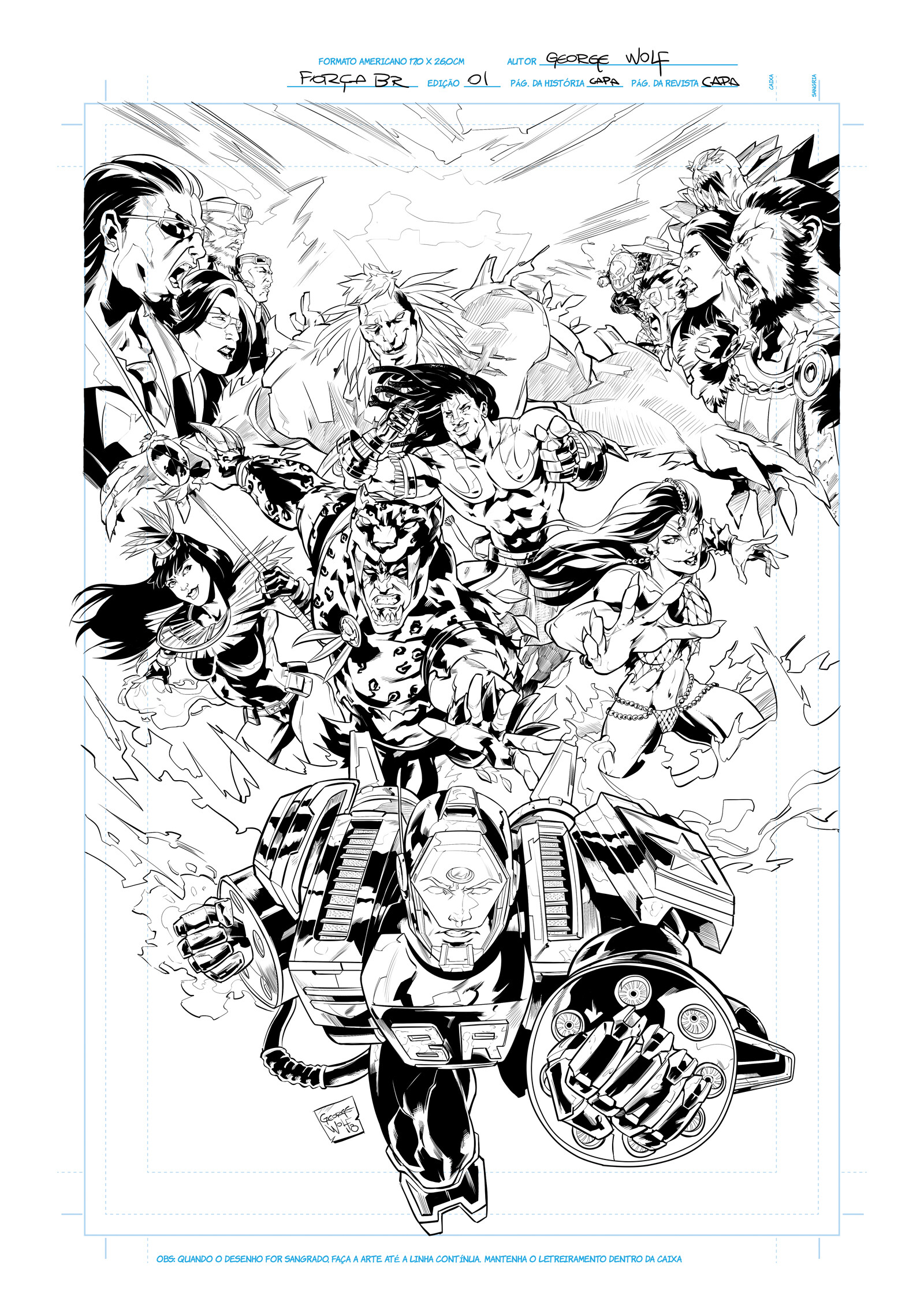 ArtStation - Cover Force BR Official Comics #1