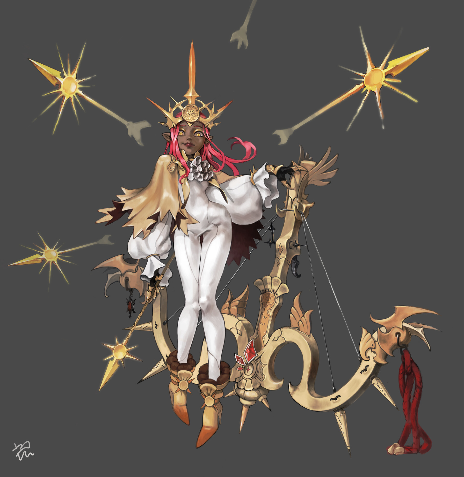 ArtStation - The goddess of the sun