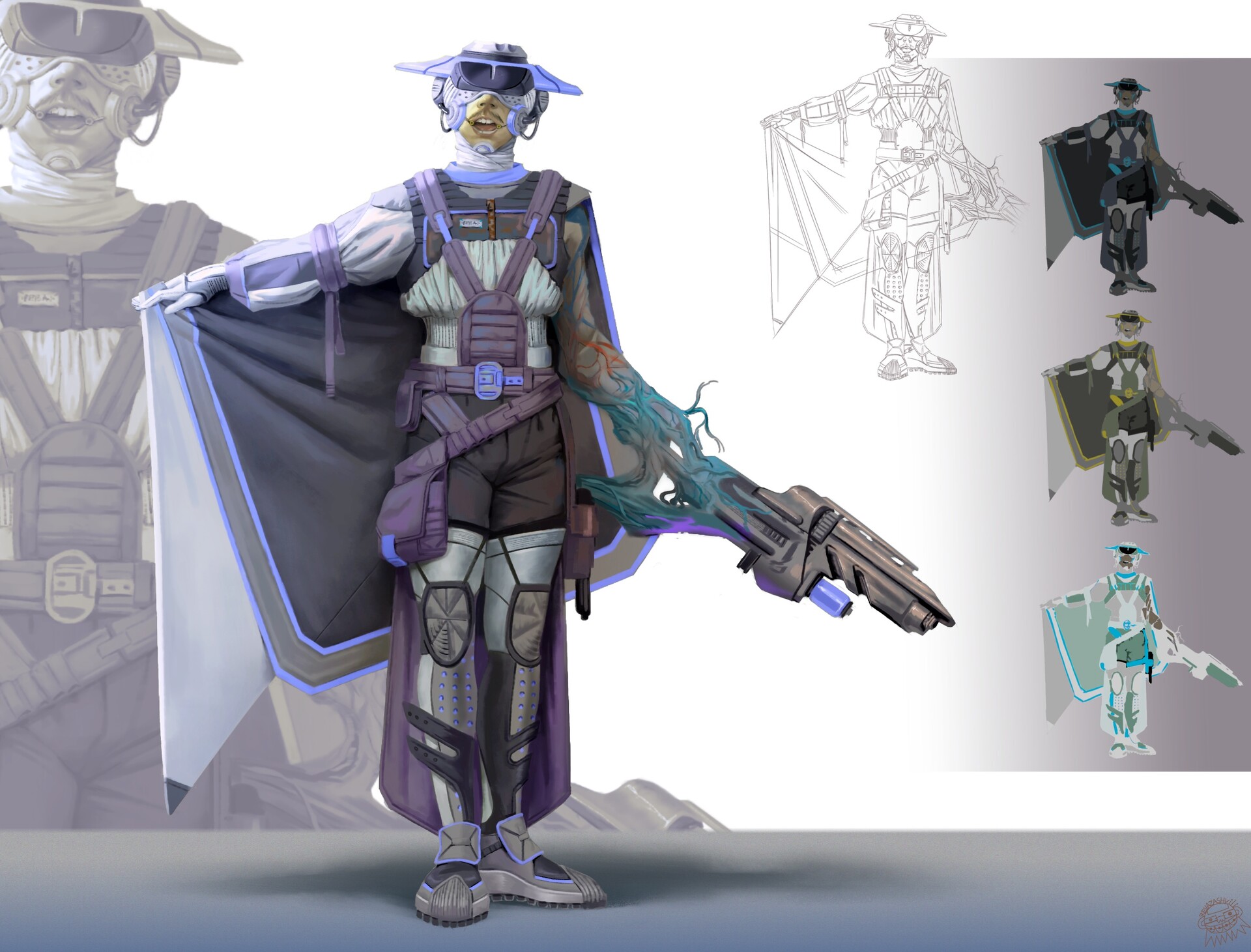 ArtStation - sci-fi character