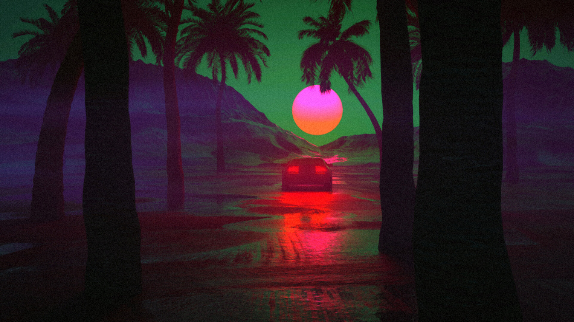 ArtStation - Sunset Ride