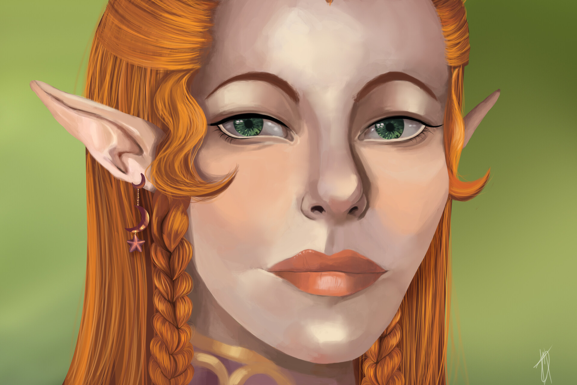 ArtStation - Elf Portrait