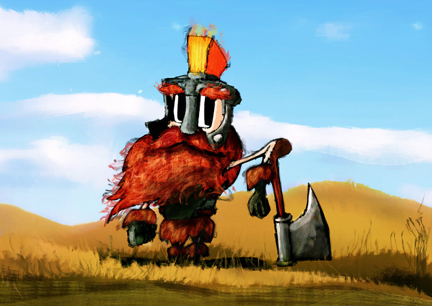 ArtStation - Little Warrior