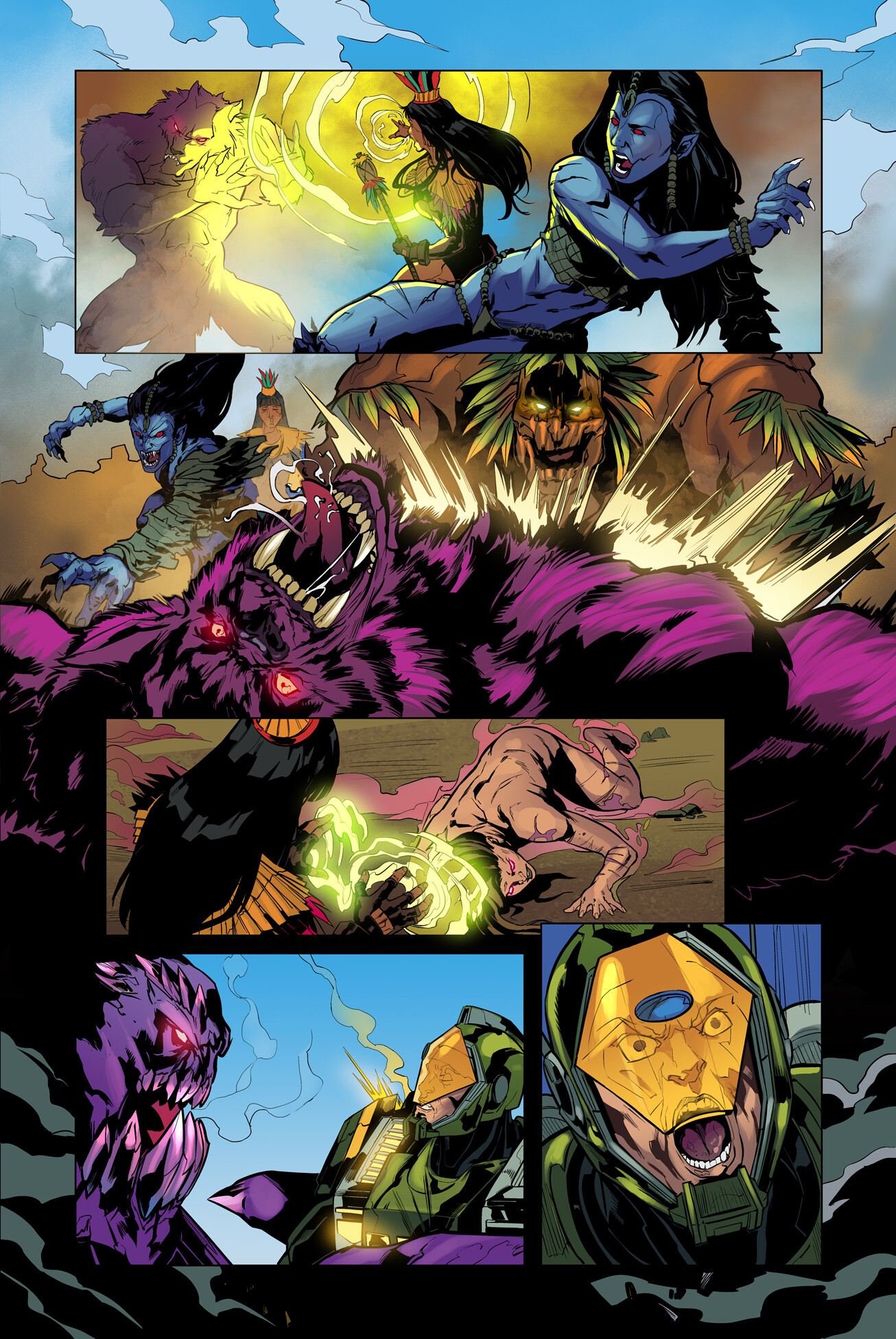 ArtStation - Page Force BR Official Comics #1