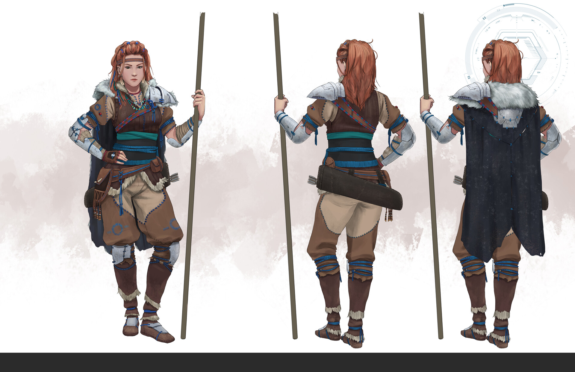 ArtStation - Tribal Girl Concept