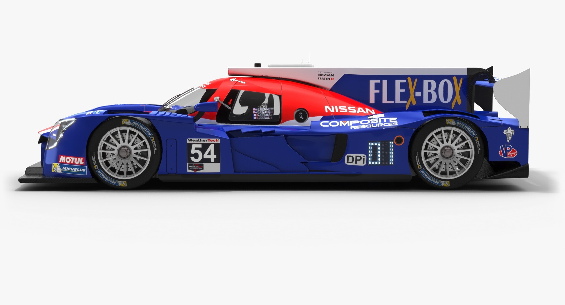 OpticalDreamSoft - Nissan Onroak DPi IMSA Season 2019 3D model