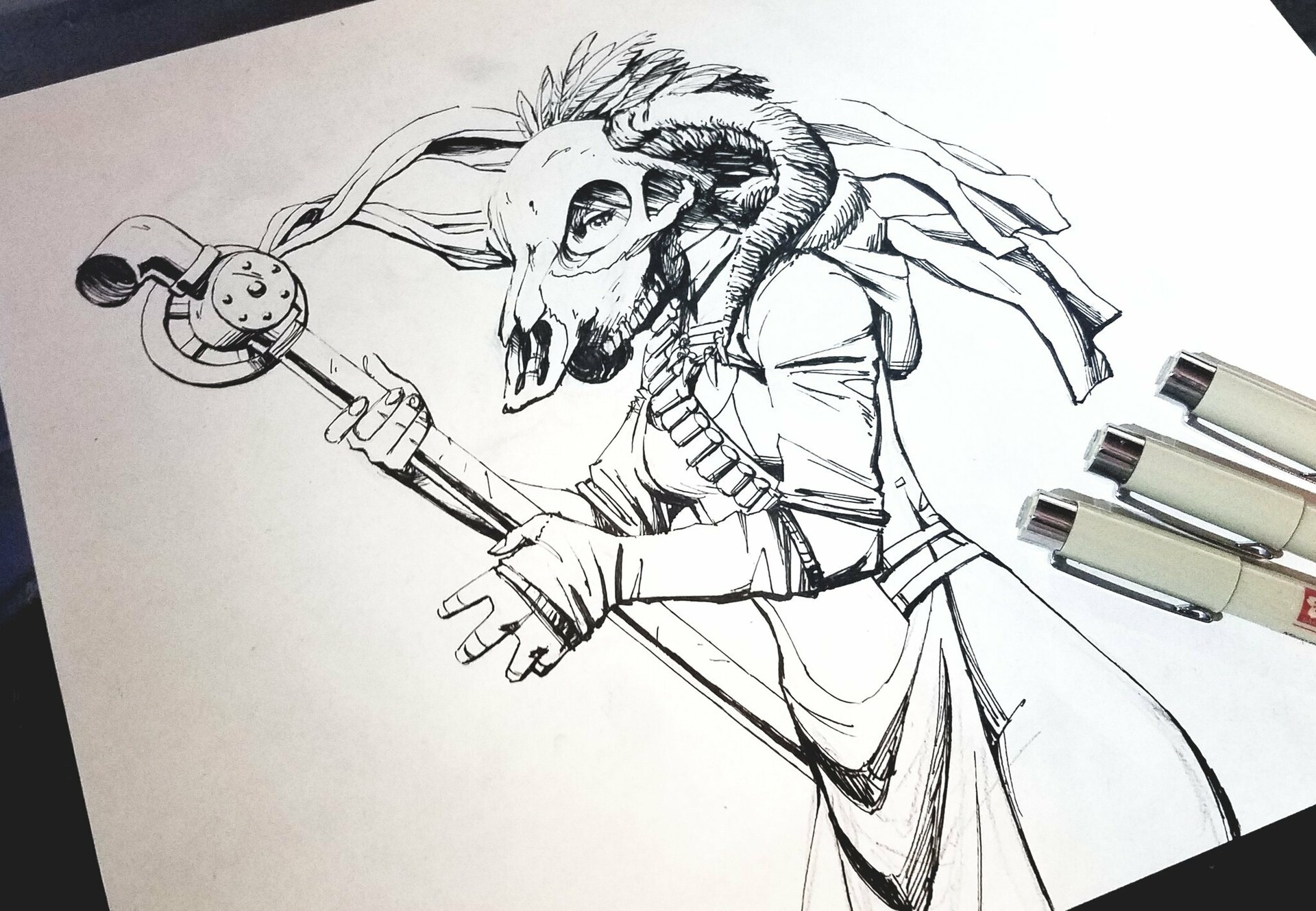 ArtStation - Inktober 2018 - Apoc Girl