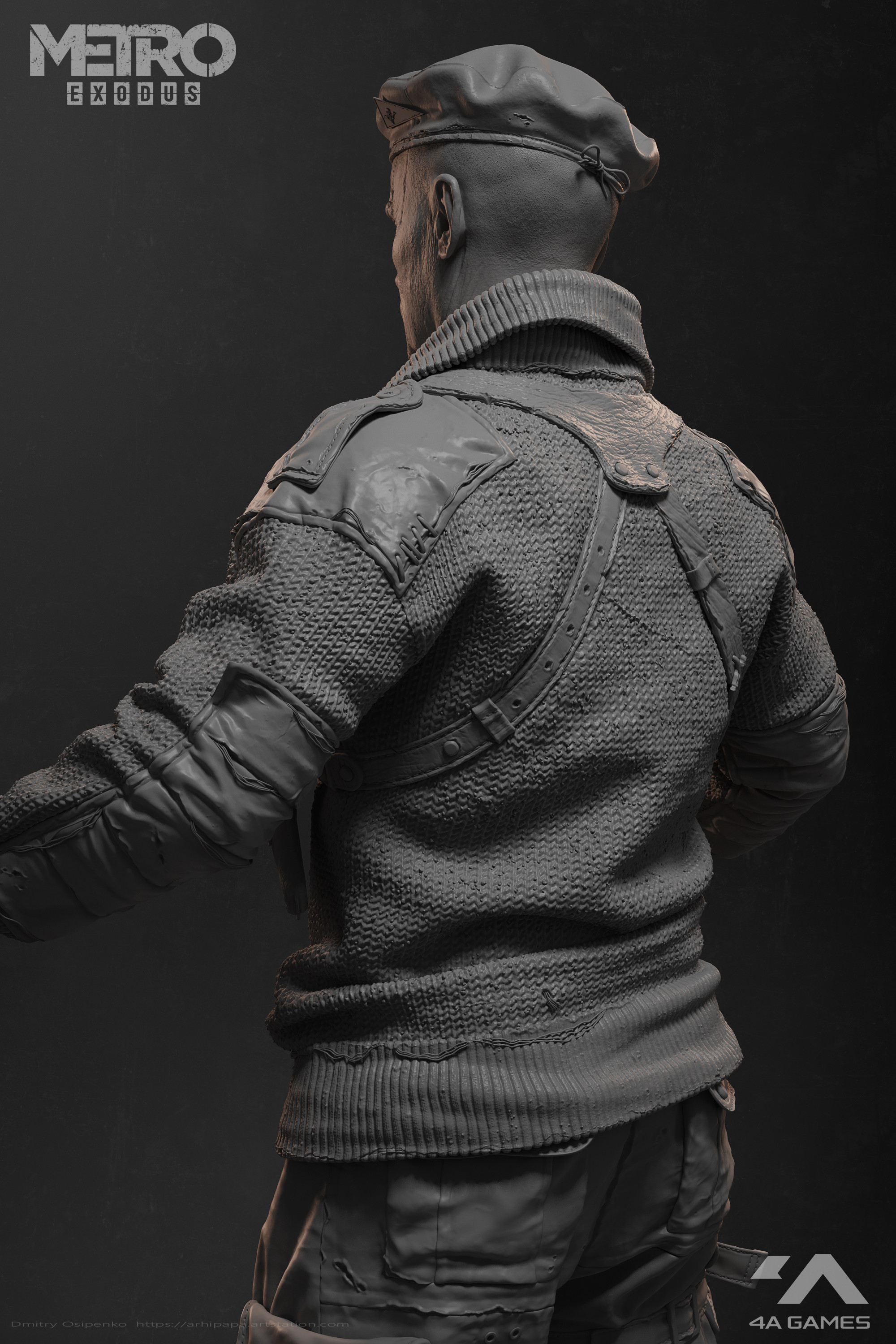 Dmitry Osipenko - Metro Exodus - Colonel Miller. Hipoly model