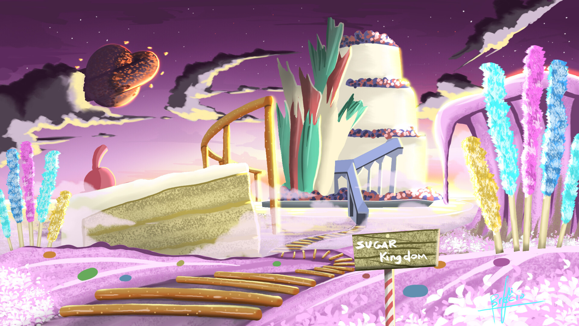 Sugar Rush Concept Art