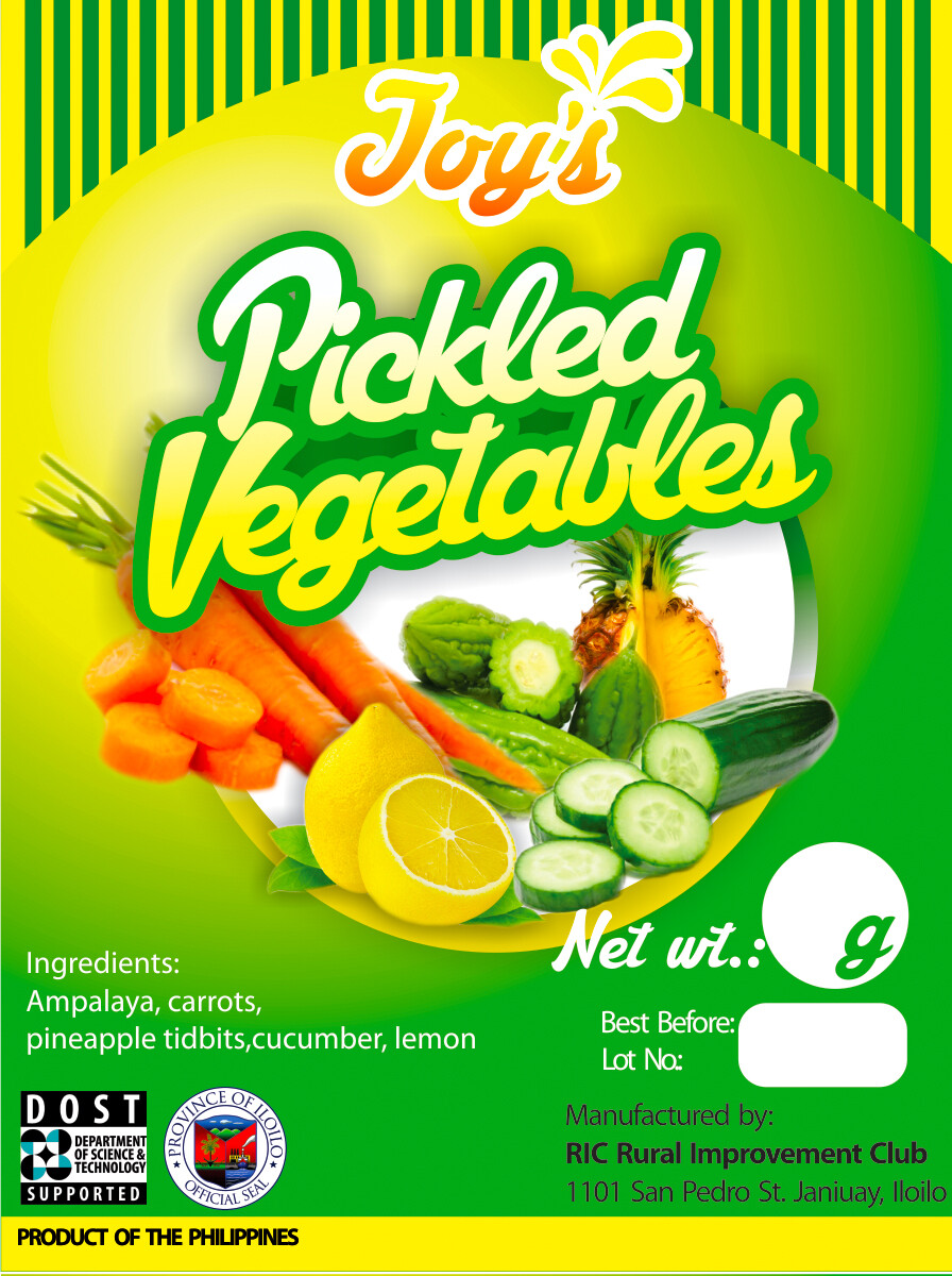 Benjamin Cornelio - Packaging design-Pickled Vegetables