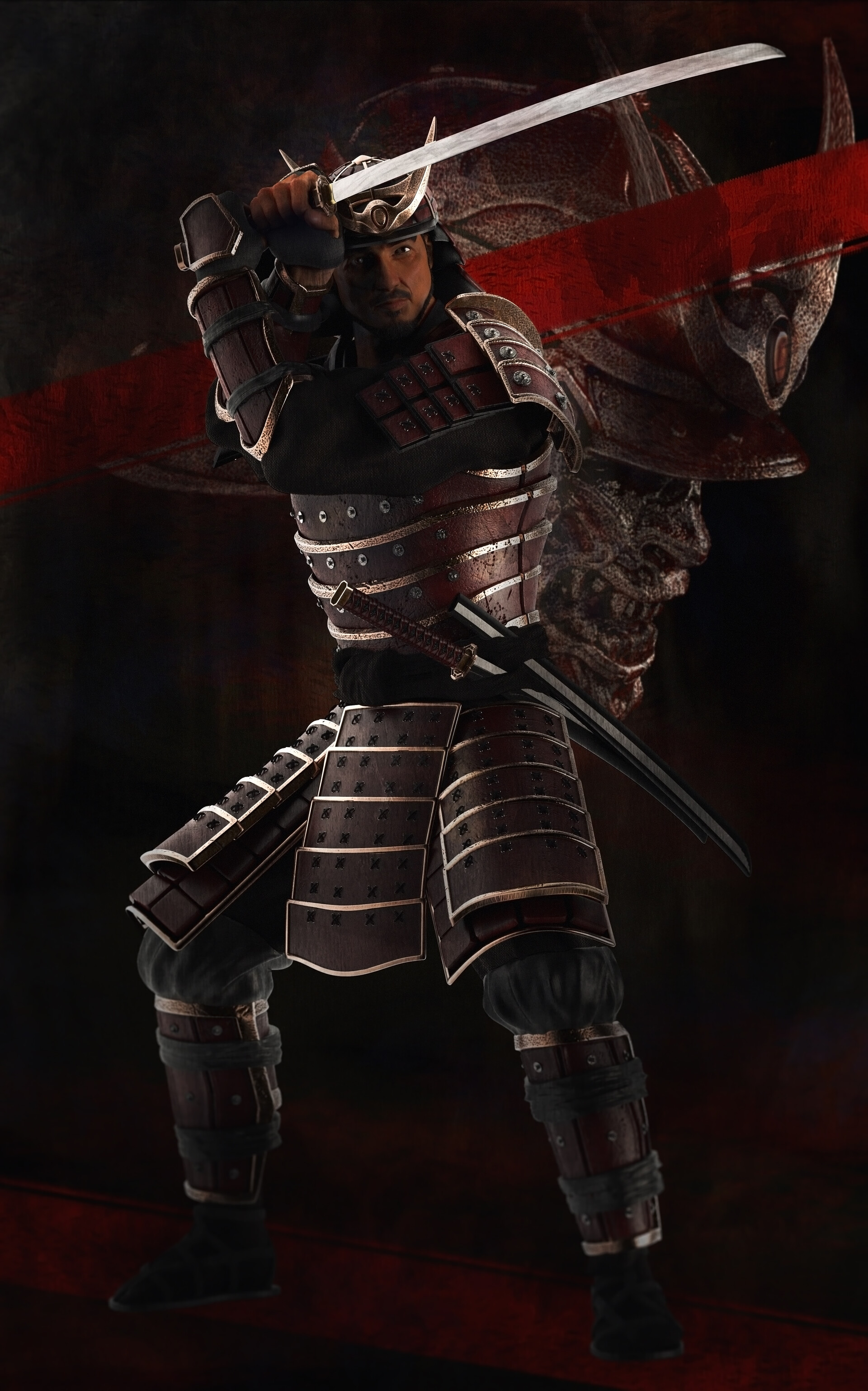 ArtStation - Samurai Sculpture