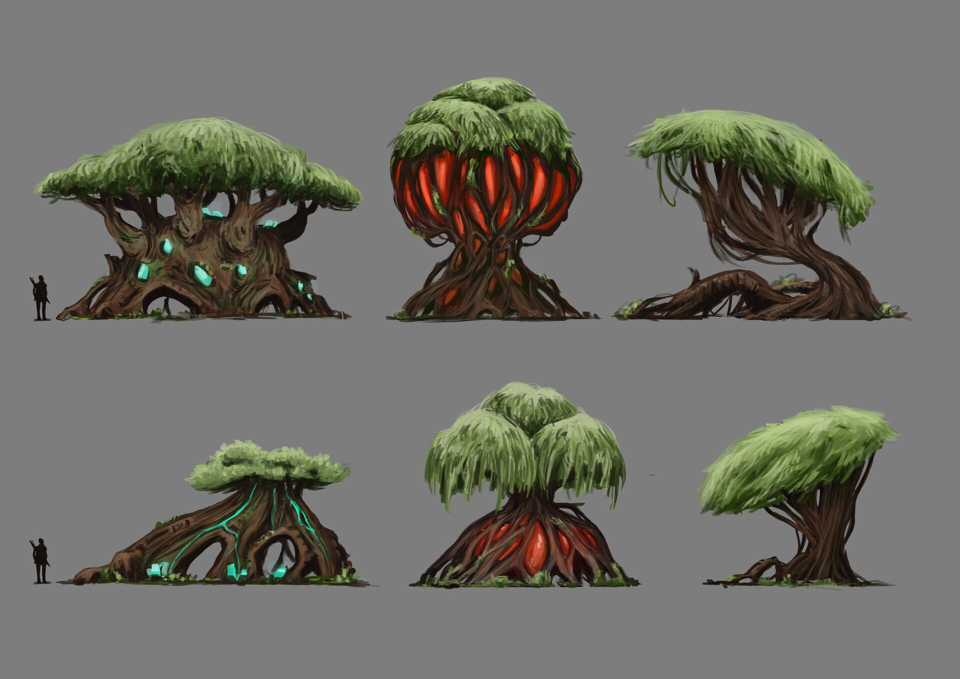 ArtStation - Trees Concept