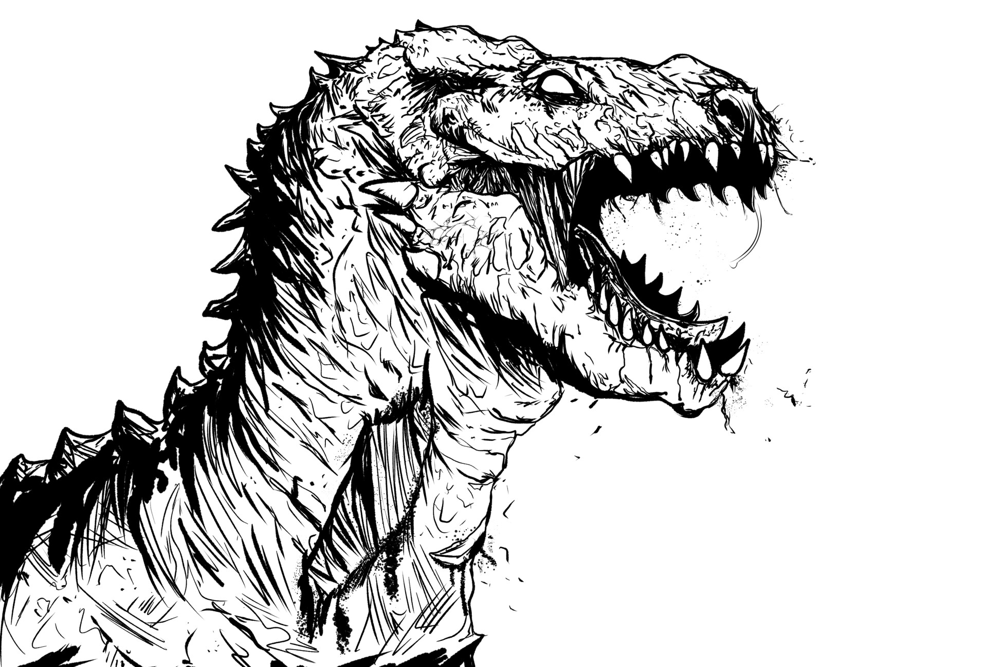 Nate Welch - Zombie Dinosaur