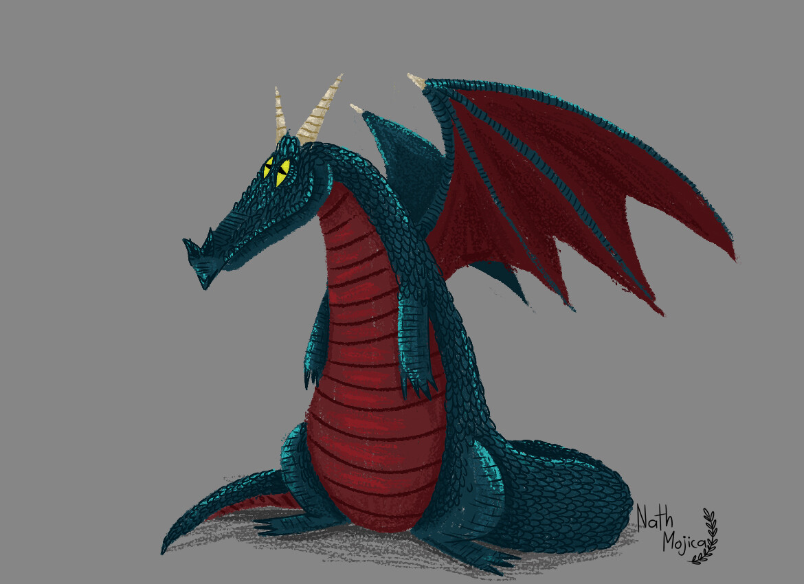 ArtStation - Blue Dragon