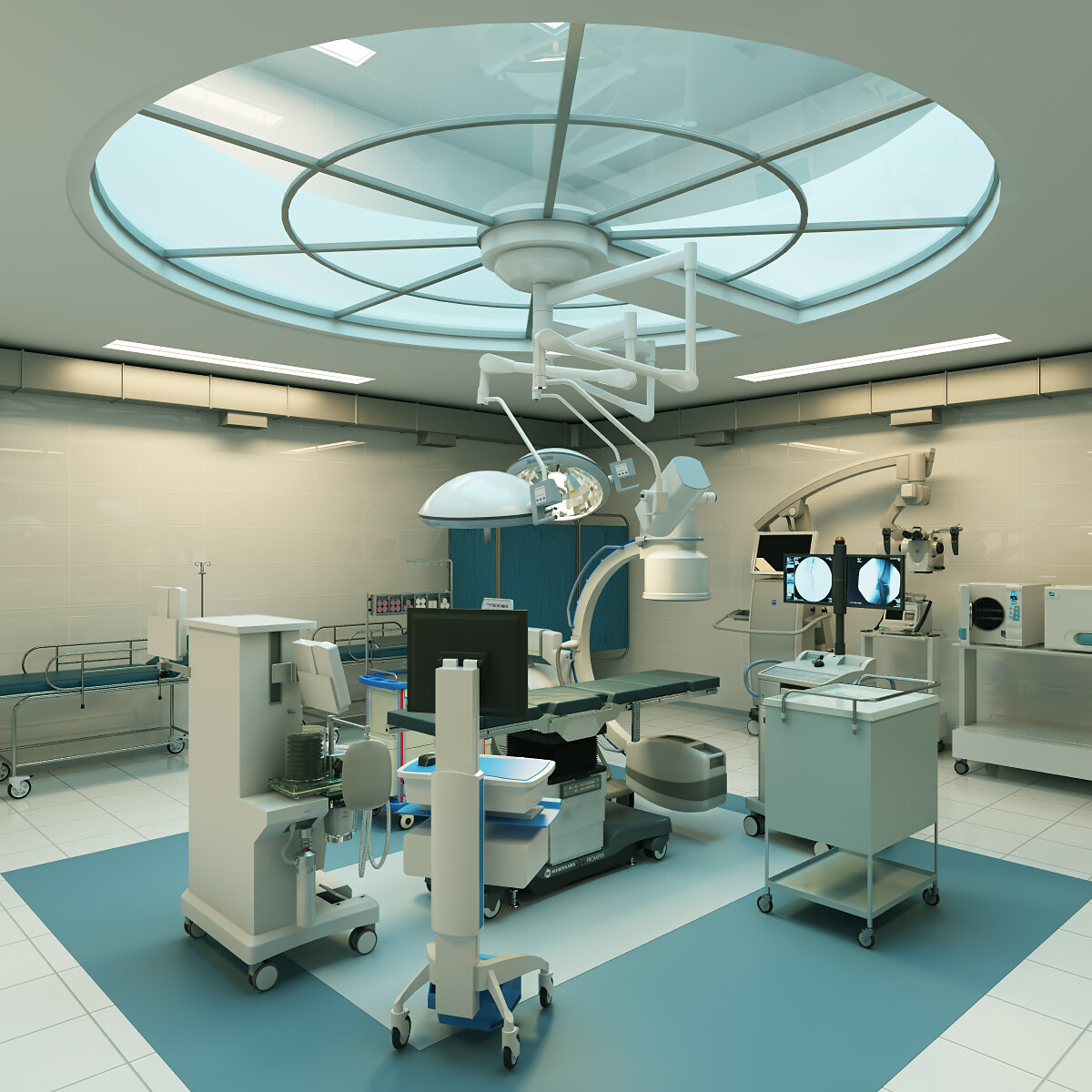 ArtStation - 3D model Medical Operating Room