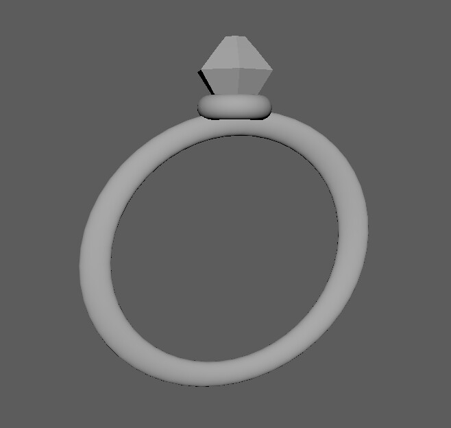 ArtStation - Simple Wedding Ring