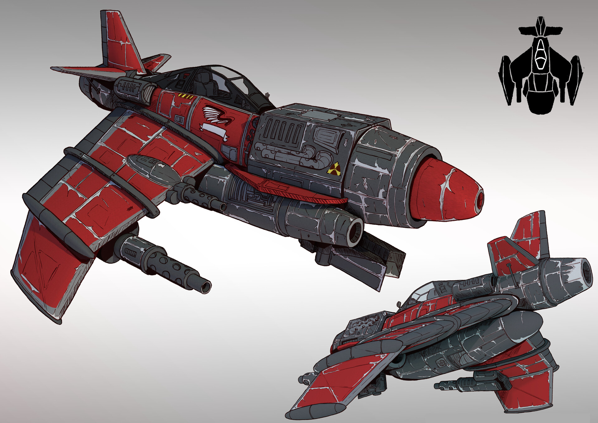 ArtStation - [01] - Fighter Plane Concepts