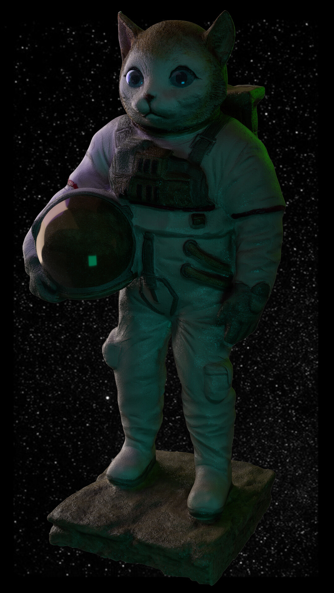ArtStation - Astronaut Cat - Photogrammetry project