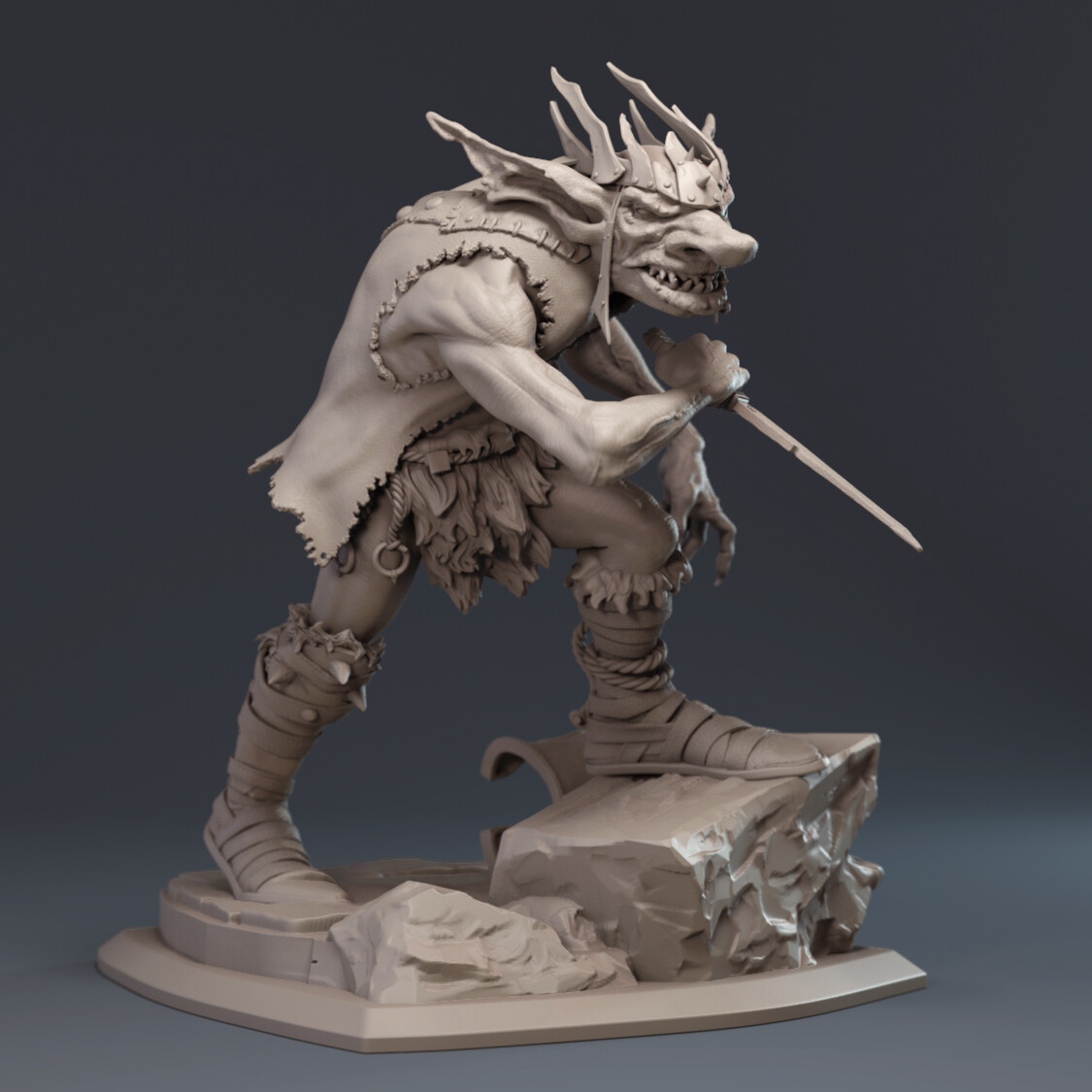 Tarik Takasu - Krenko, Mob Boss - 3D Sculpture