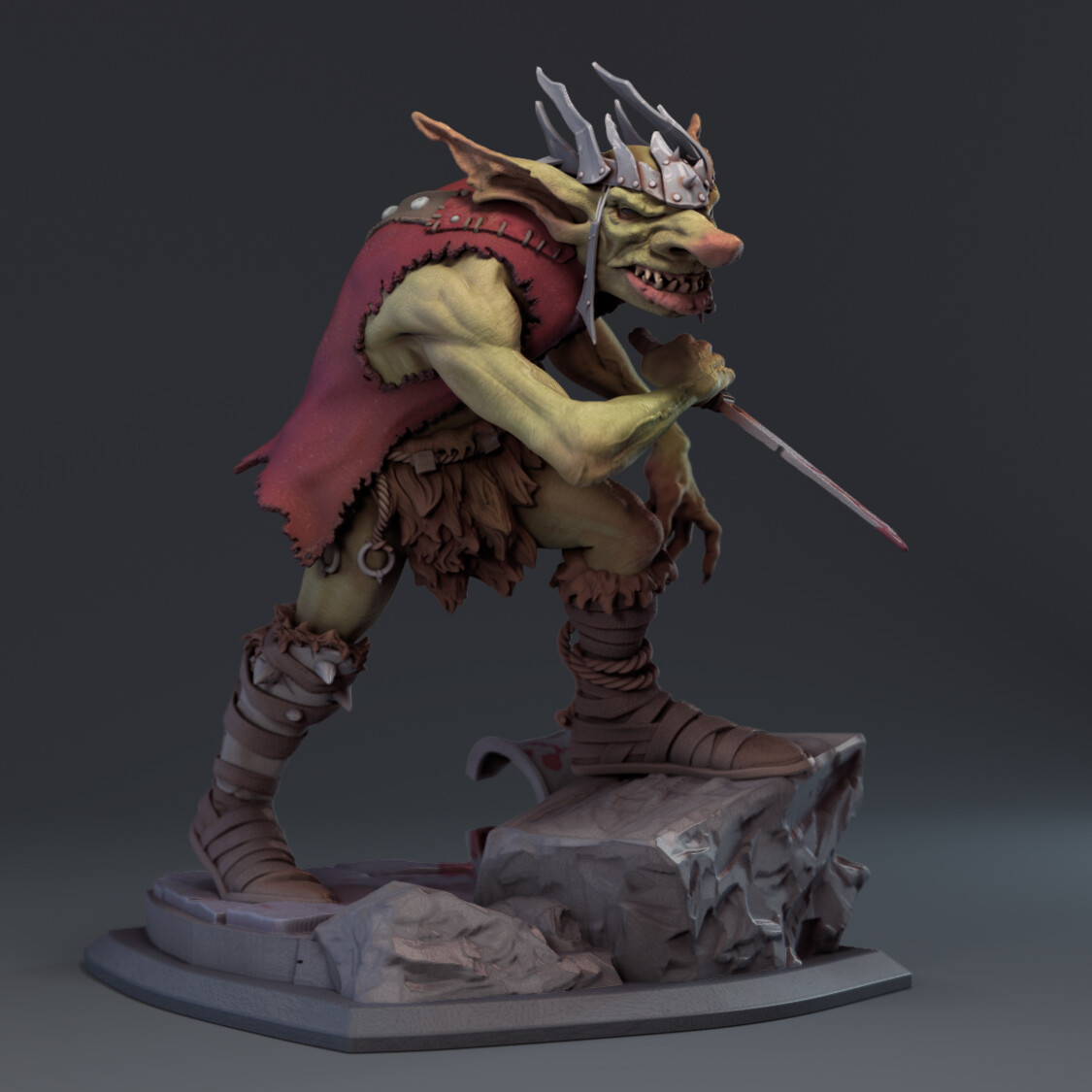 Tarik Takasu - Krenko, Mob Boss - 3D Sculpture