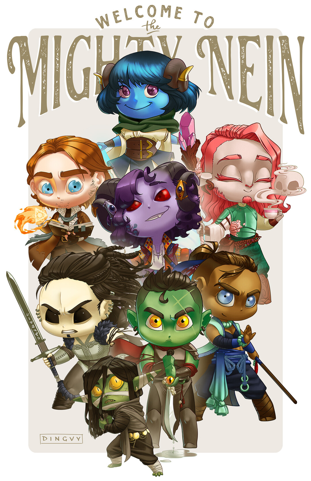 ArtStation - Critical Role - The Mighty Nein