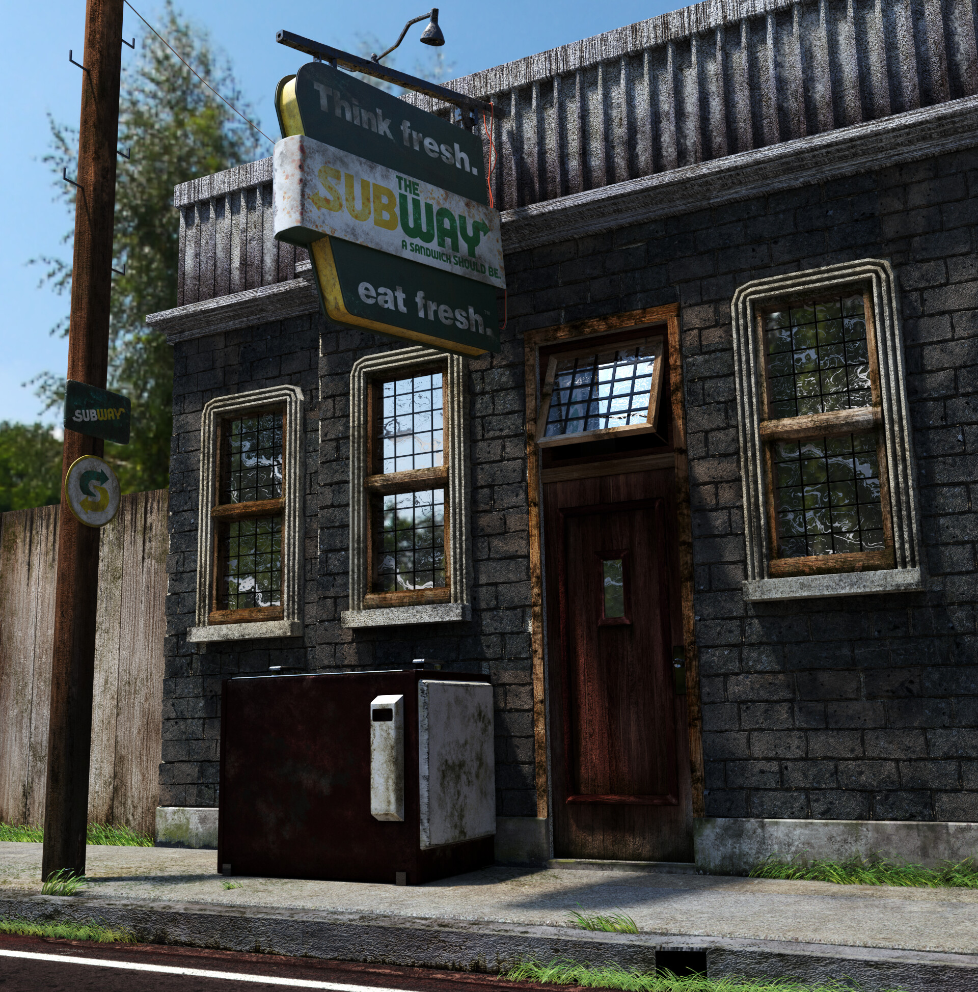 ArtStation - Footpath_subway