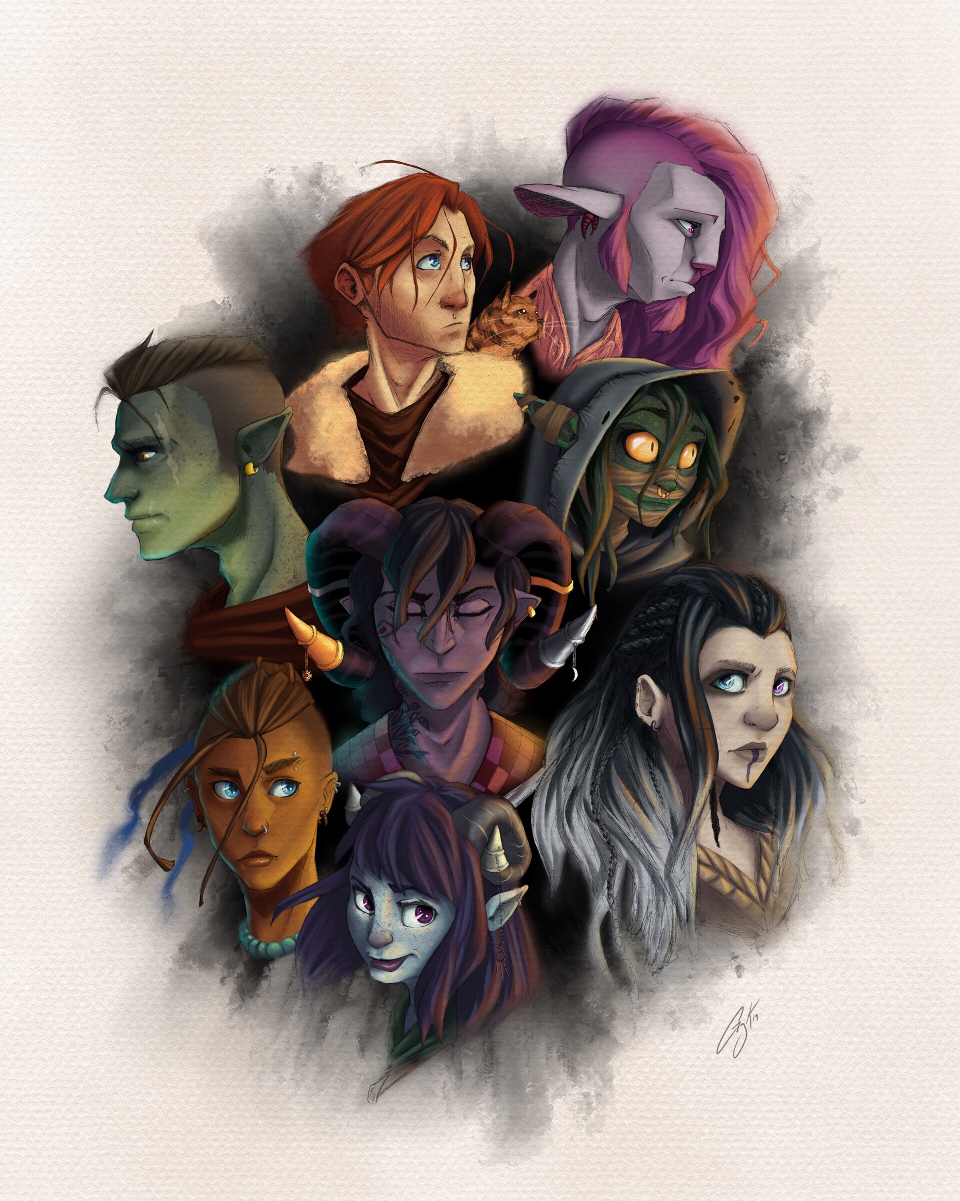 ArtStation - The Mighty Nein