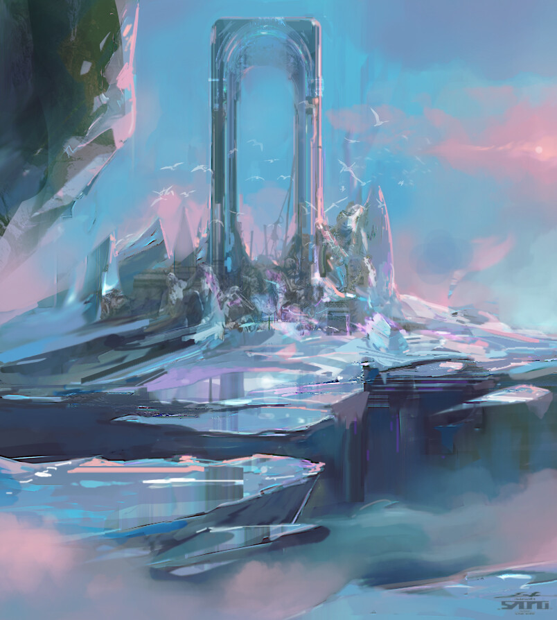 ArtStation - crystallization ruins