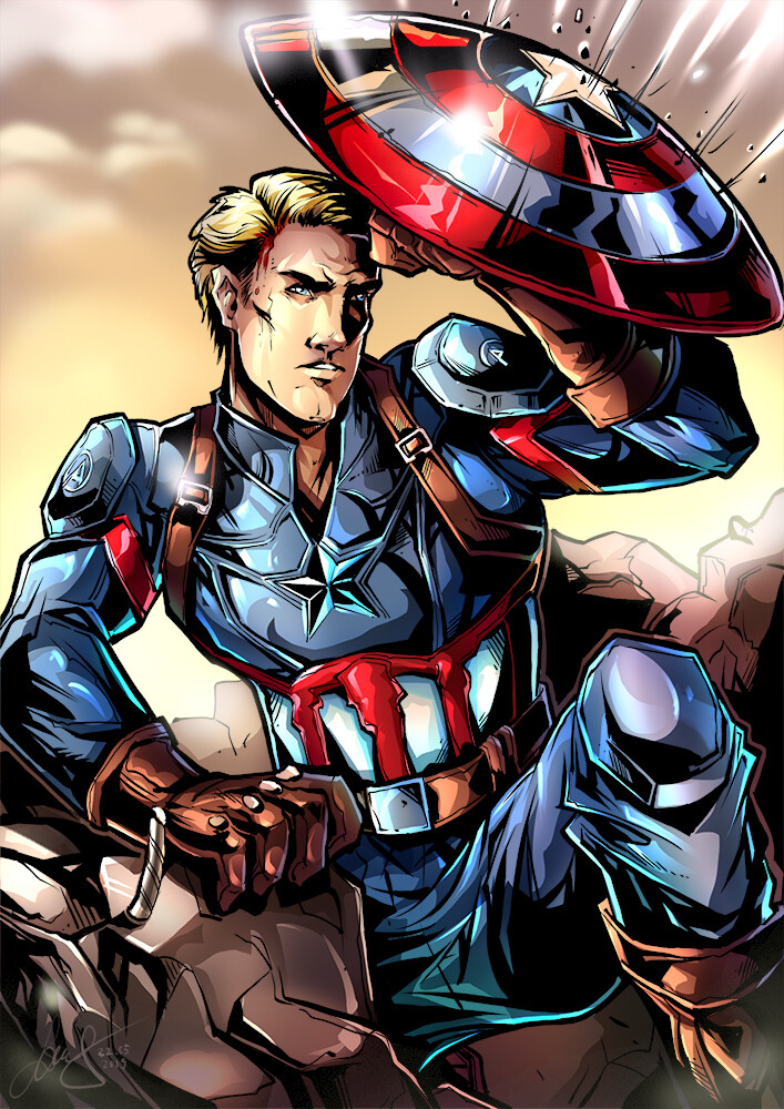 ArtStation - Captain America