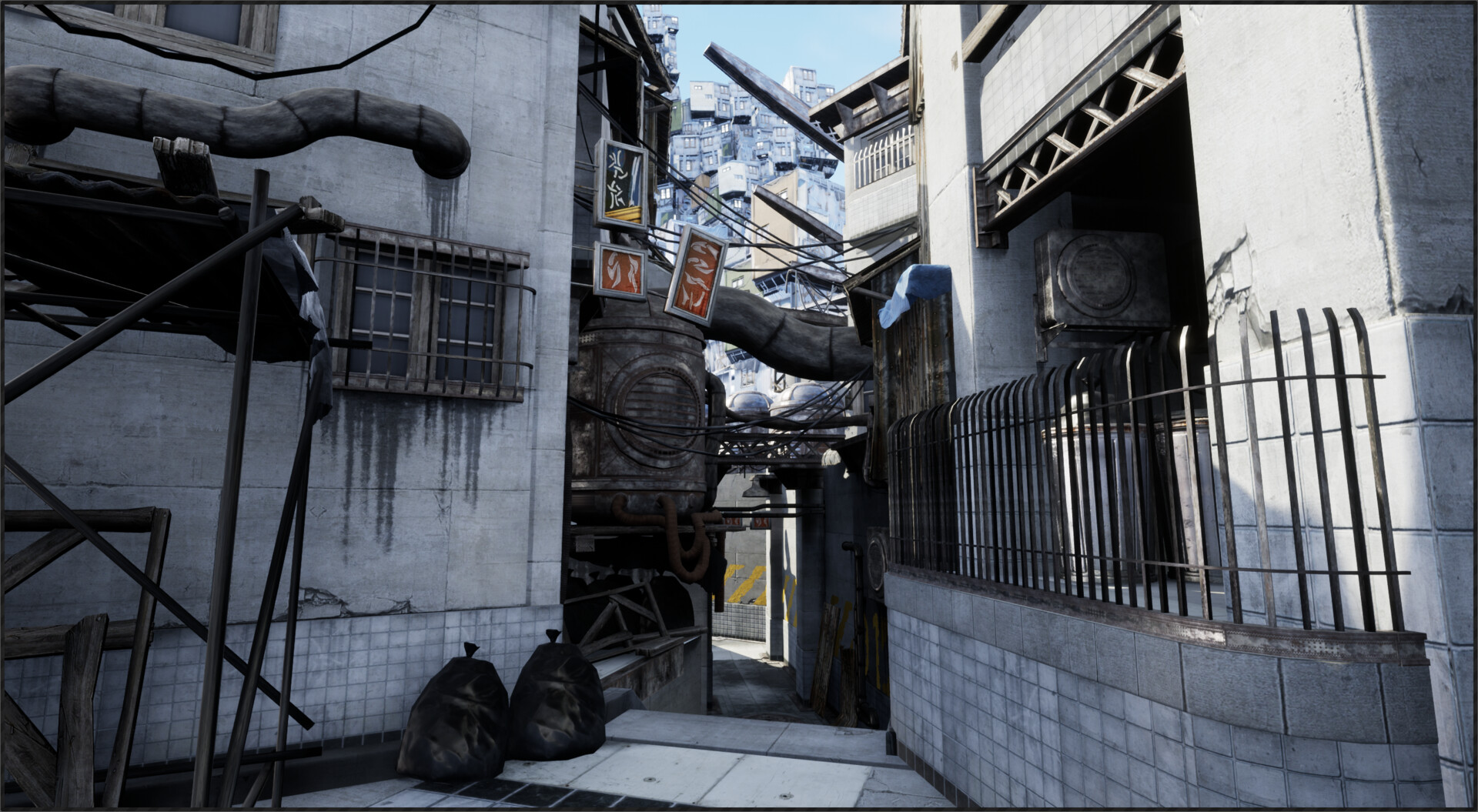 ArtStation - Speed level design - slum