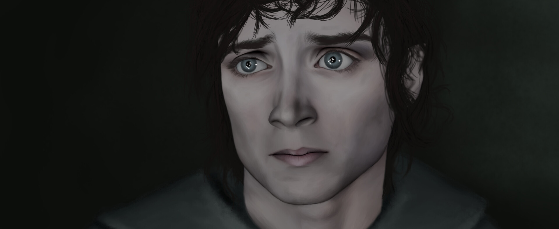ArtStation - Portrait of Frodo Baggins