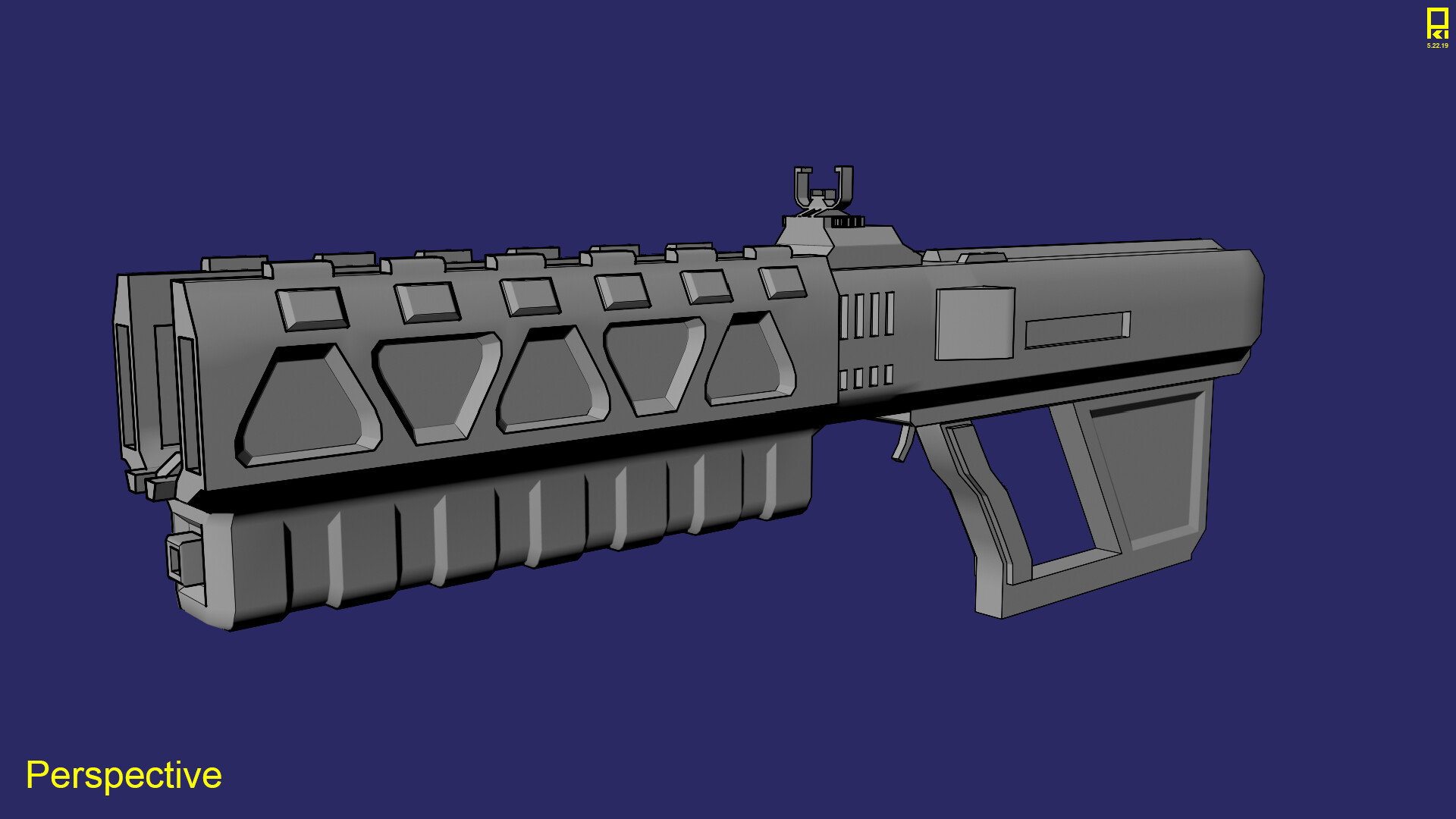 ArtStation - BEETLE-HAMMER RIFLE