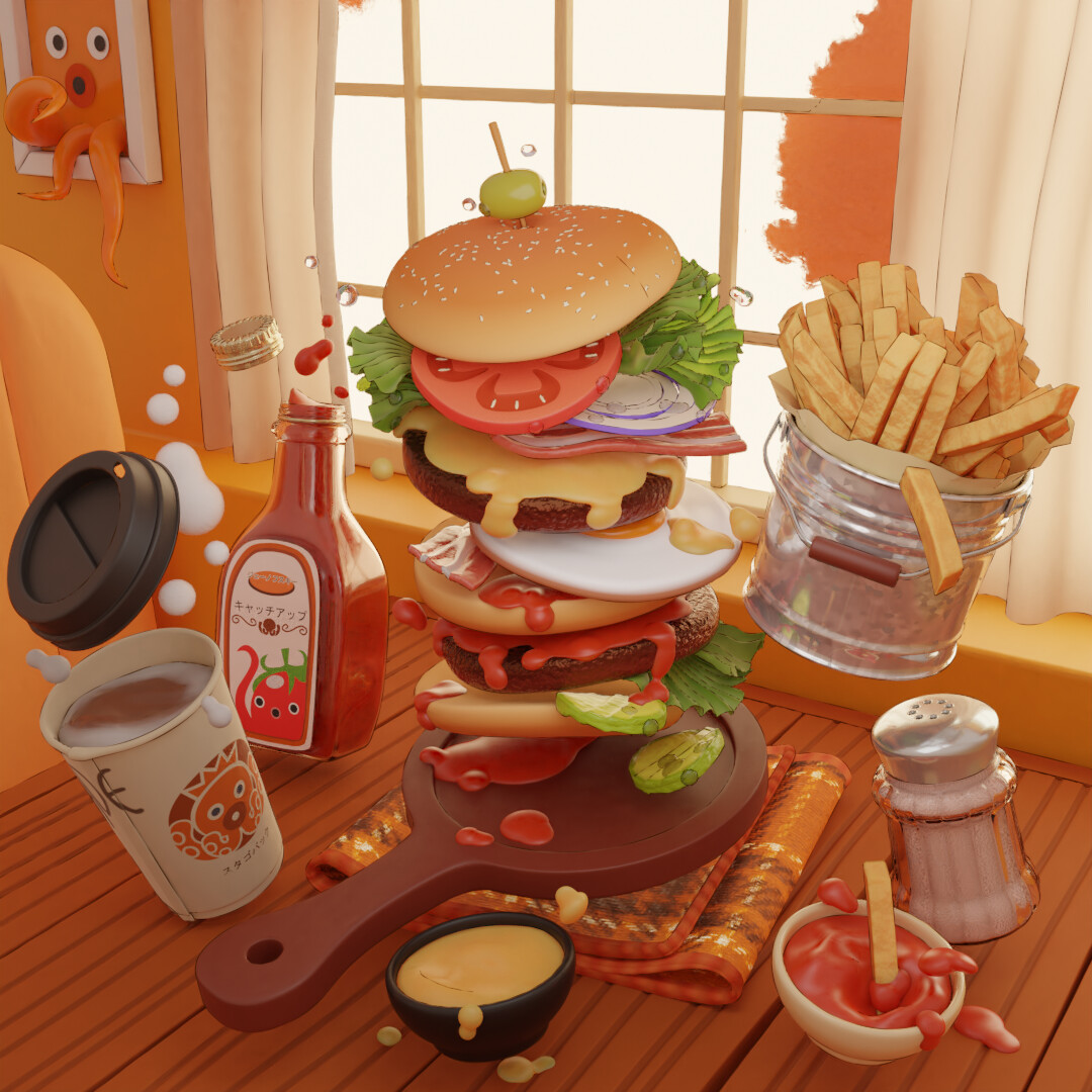 ArtStation - Burger Time!
