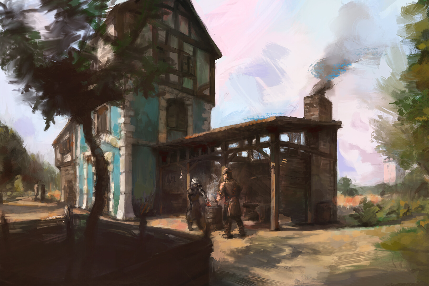 ArtStation - Blacksmiths shop