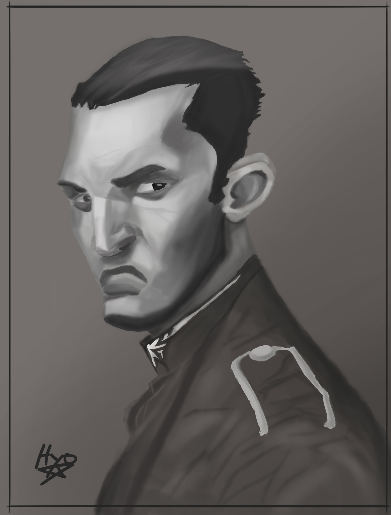 ArtStation - Stylized Portrait: Dishonor