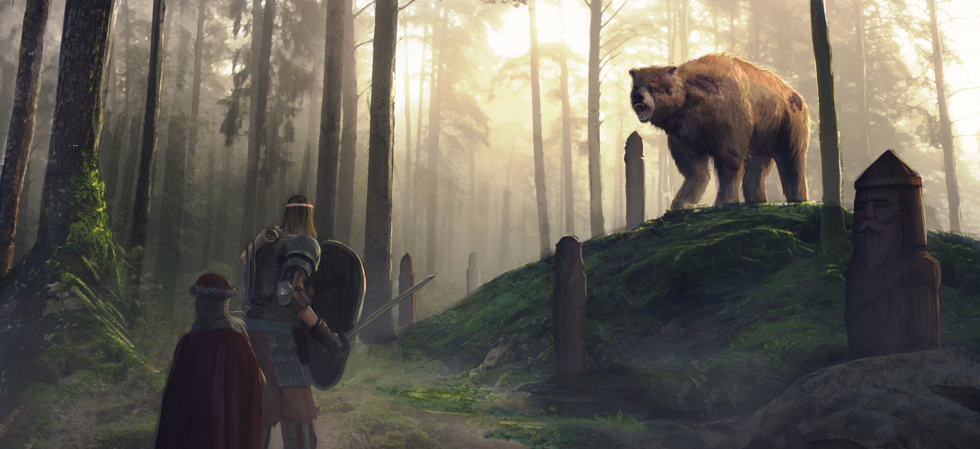 ArtStation - Haven - Bear Encounter